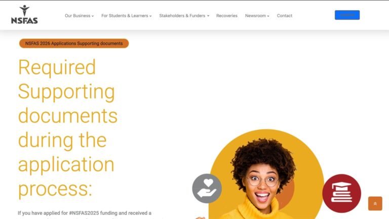 How To Upload Missing Documents For NSFAS Application (2026)